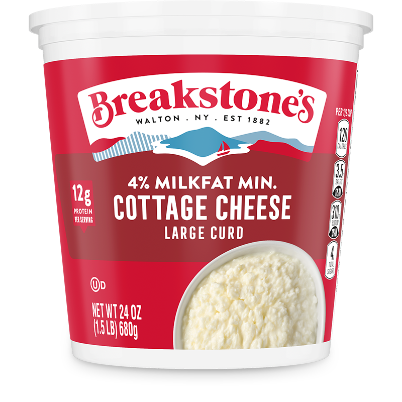 24 oz 4% Large Curd Cottage Cheese | Breakstone's