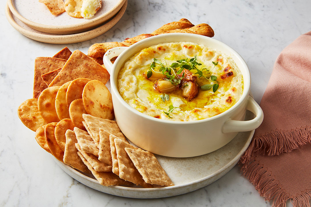Roasted Garlic & Lemon Baked Ricotta Dip | Breakstone's